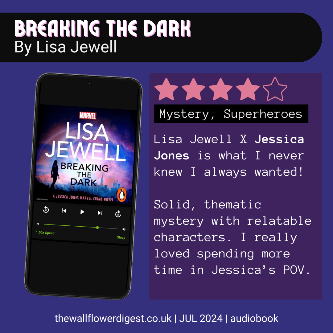 Breaking the Dark by Lisa Jewell (Marvel Crime #1) - The Wallflower Digest
