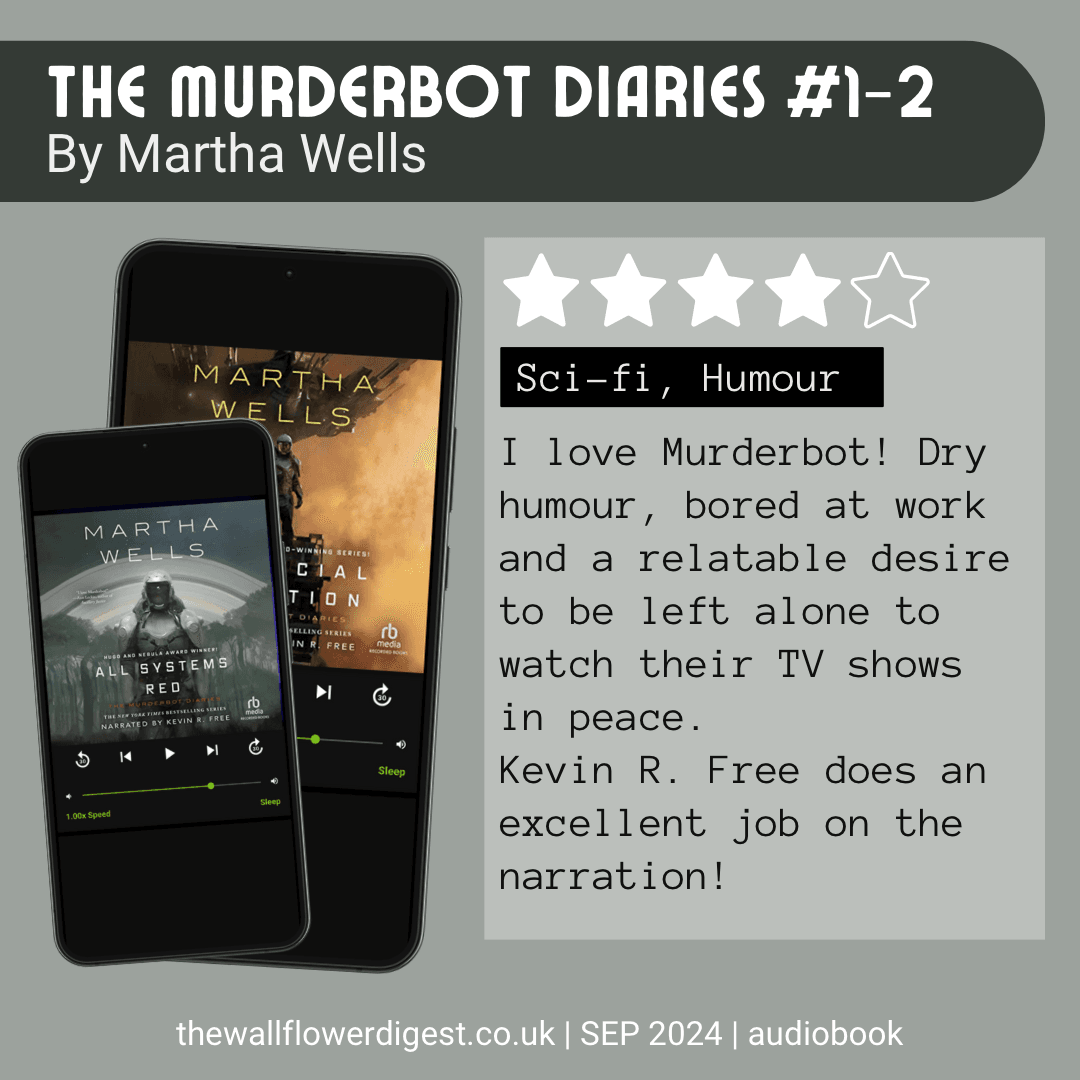 The Murderbot Diaries #1-2 by Martha Wells - The Wallflower Digest