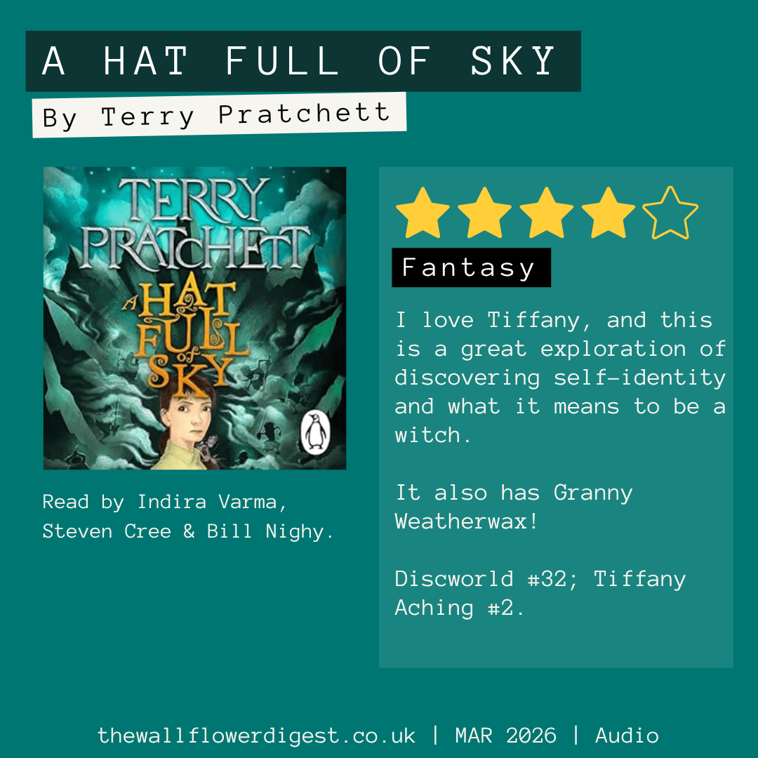 A Hat Full of Sky (Discworld #32, Tiffany Aching #2) by Terry Pratchett ...